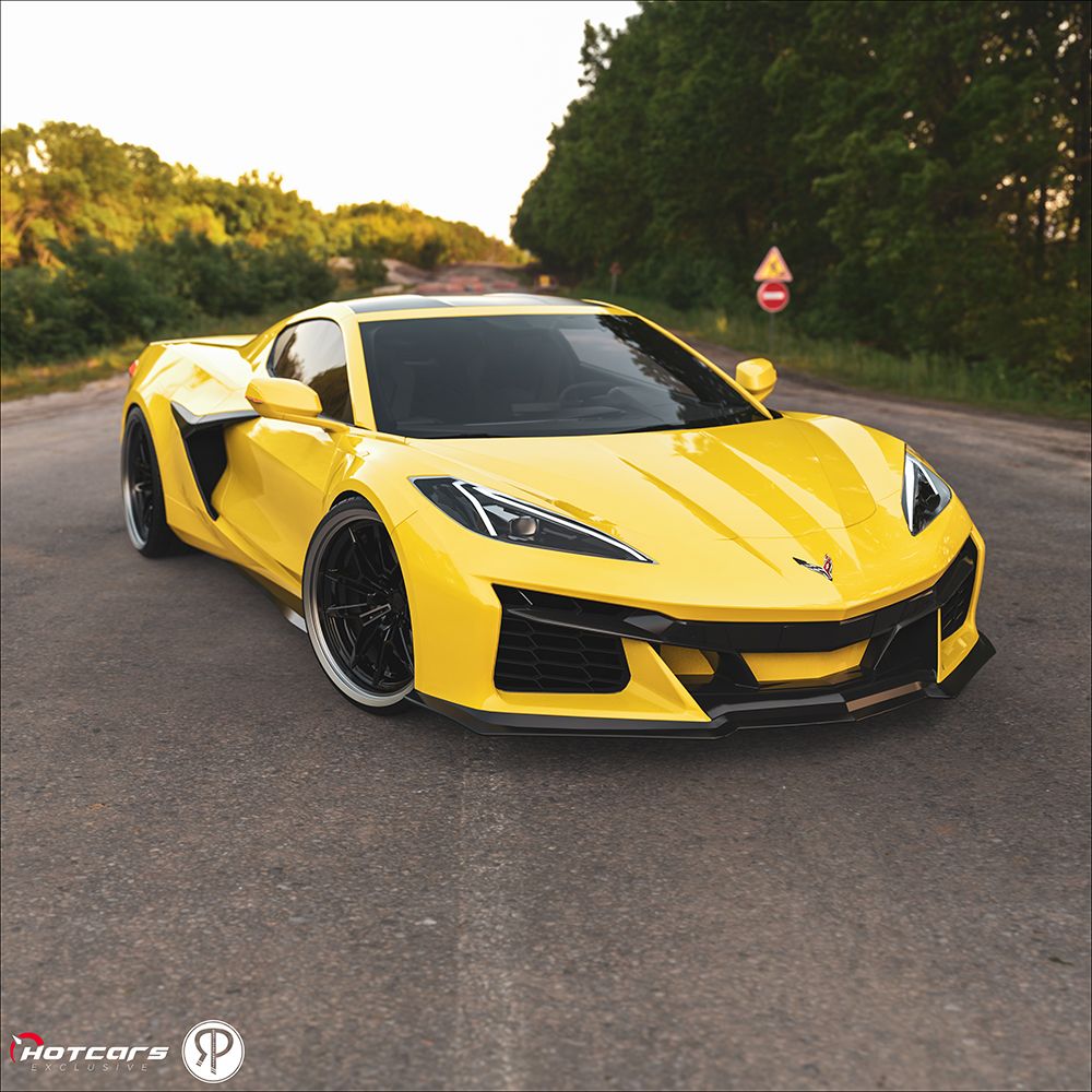 Rendering: This C8 Corvette E-Ray Electrifies the Winds of Change