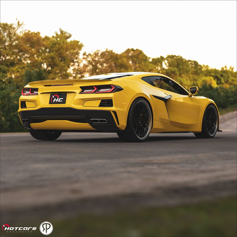 Rendering: This C8 Corvette E-Ray Electrifies the Winds of Change