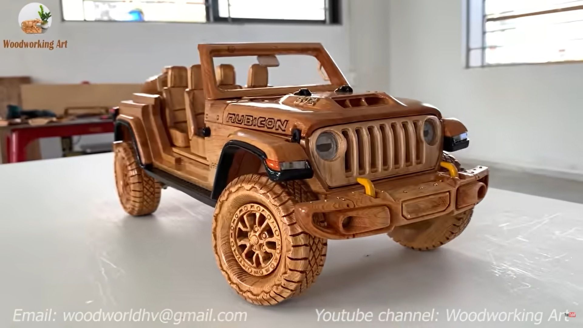 This Wooden Jeep Wrangler 392 Looks Better than The Real Deal