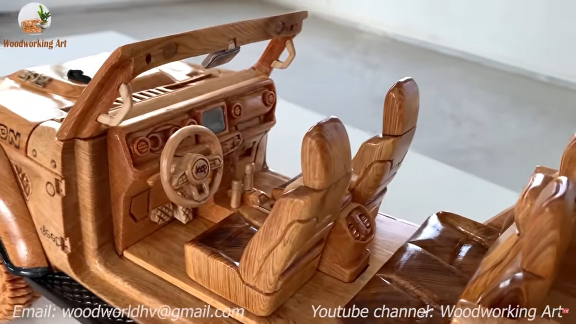This Wooden Jeep Wrangler 392 Looks Better than The Real Deal