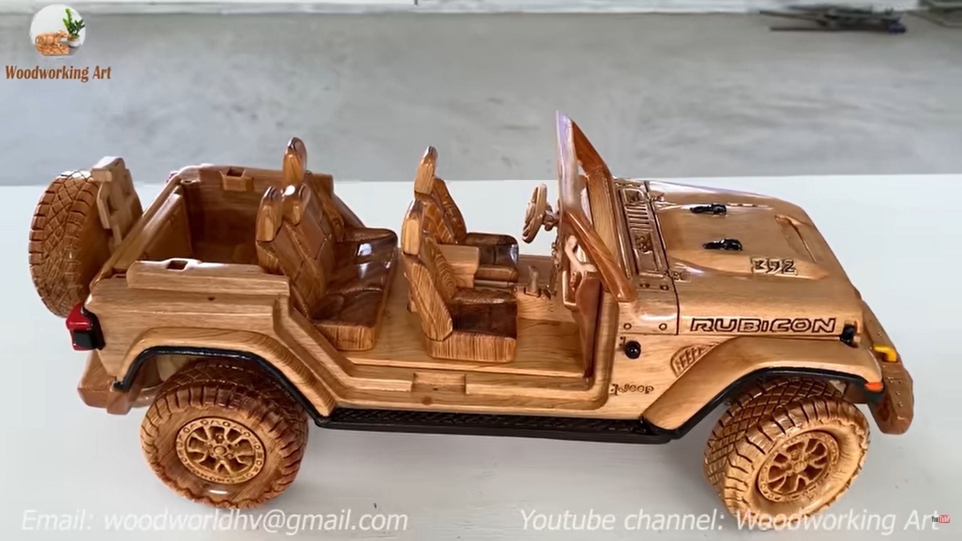 This Wooden Jeep Wrangler 392 Looks Better than The Real Deal