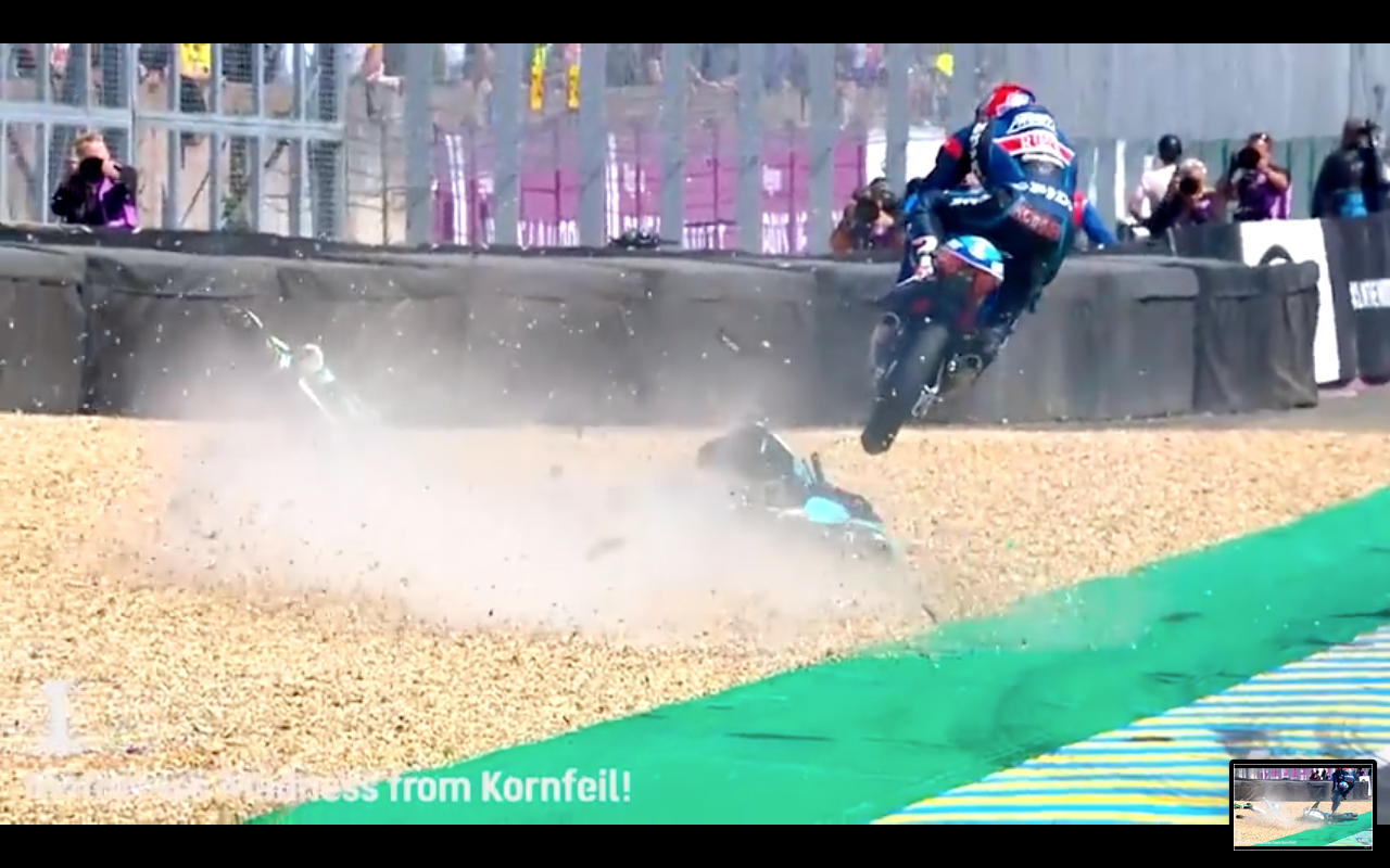 Top Ten MotoGP Crash Saves