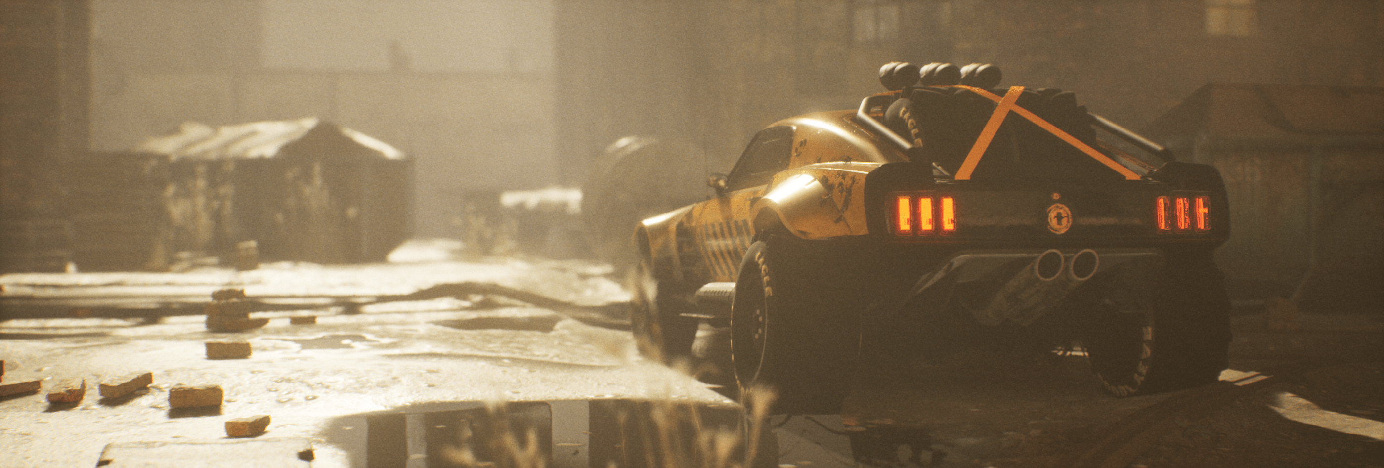 Rendering: This Off-Road 1969 Ford Mustang is Ready for the Apocalypse