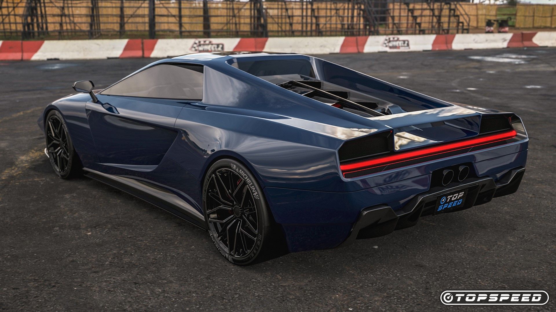 Exclusive Rendering Fords Secret Mid Engine Supercar From The 80s