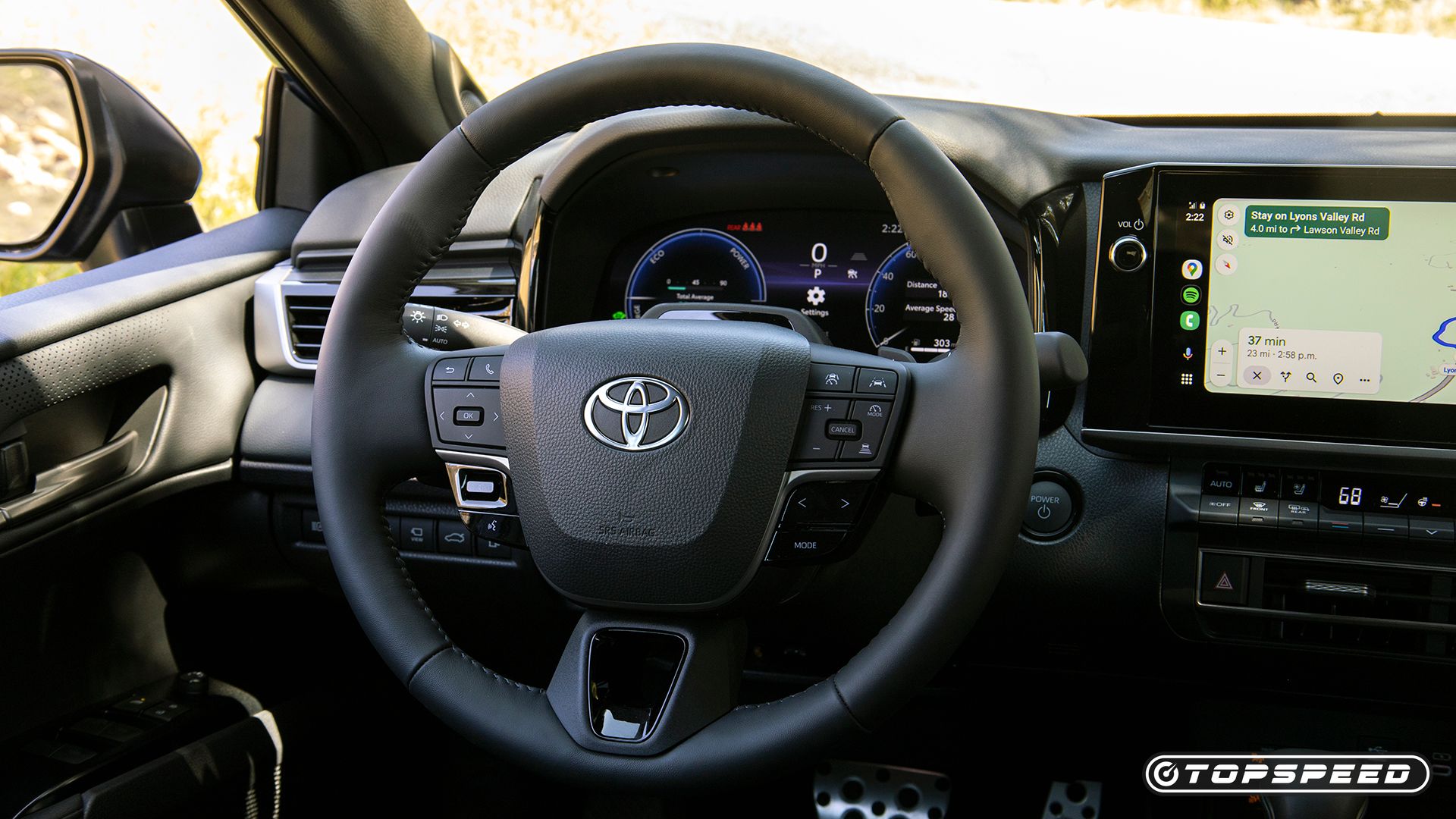 2023 Toyota Camry Steering Wheel Size