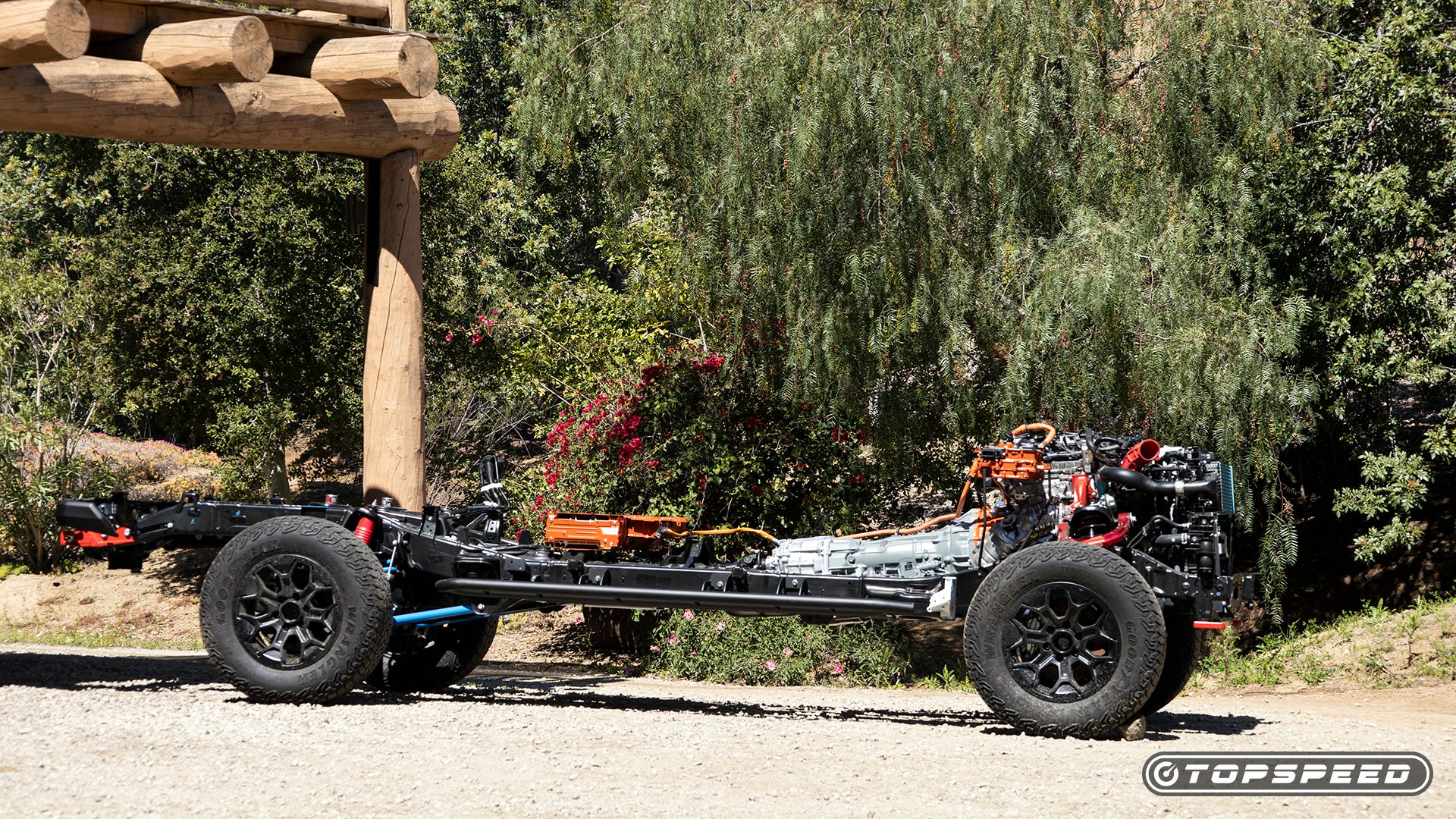 This Is What The 2024 Toyota Tacoma i-Force Max Looks Like Without Its Body