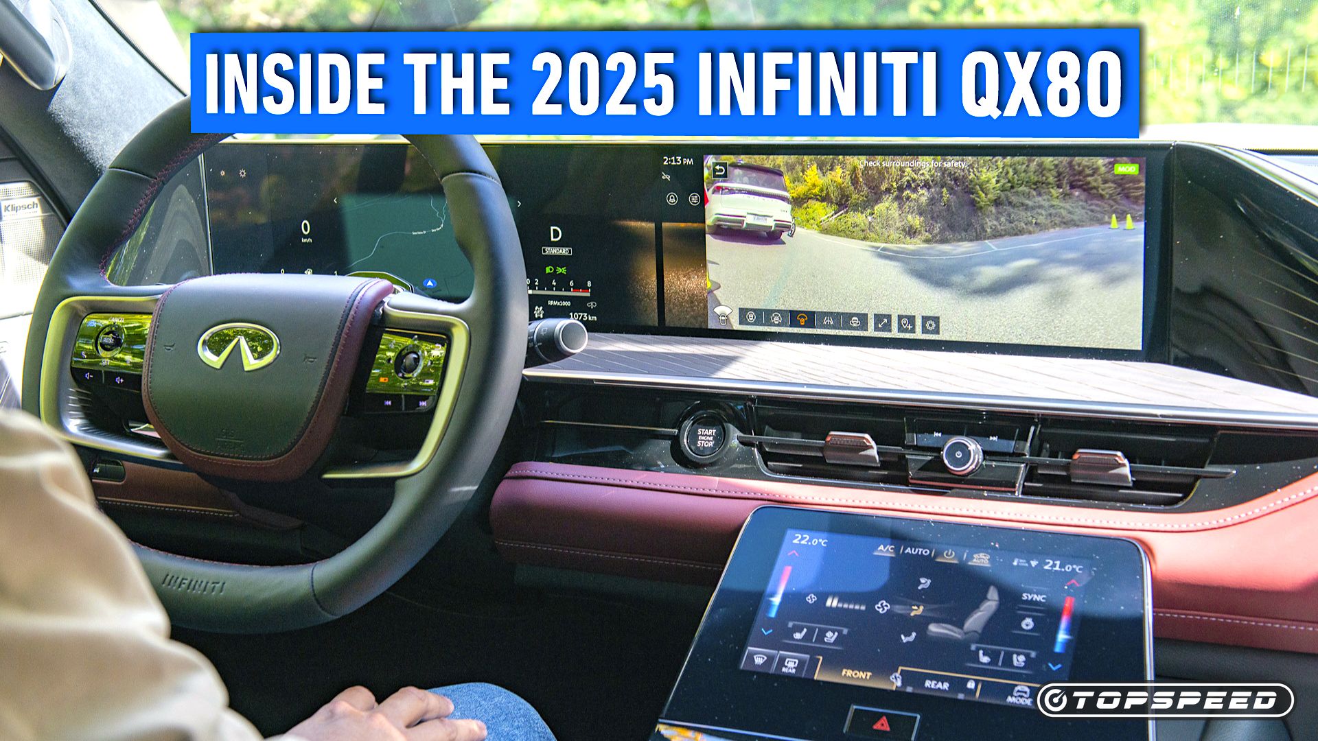 The 2025 Infiniti QX80 Interior Brings The Fight To Escalade And Navigator