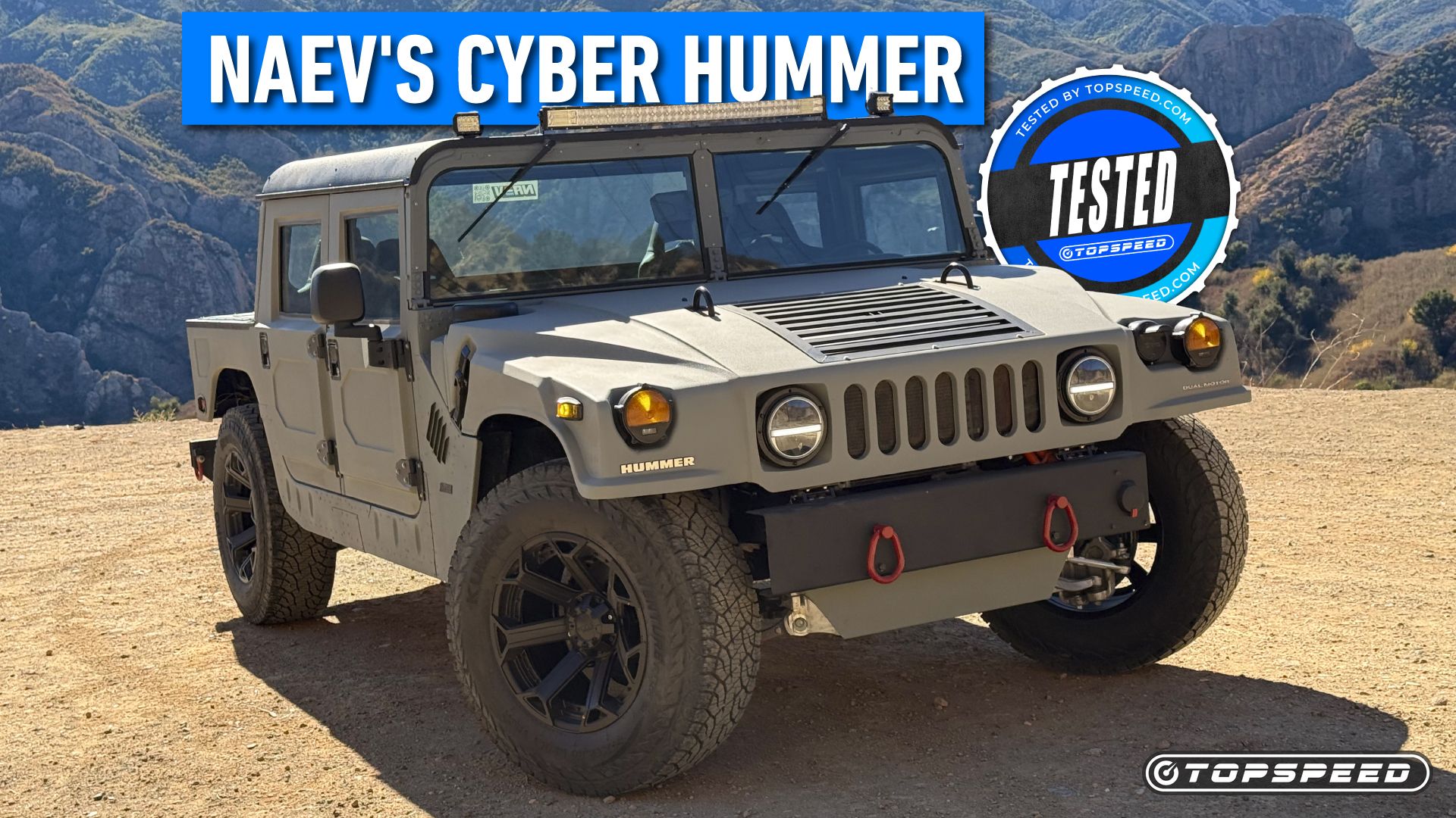 First Drive: North American Electric Vehicles Cyber Hummer